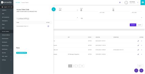 managing access tokens editing revoking and visualising token details sensedia product
