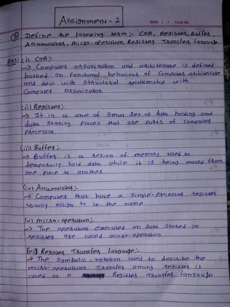 Coa Assignment 1 Pdf