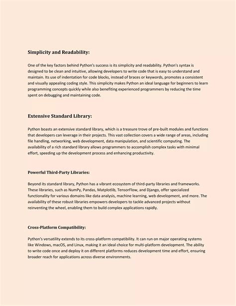 Python Prodigy Unraveling The Secrets Of High Level Programming Pdf