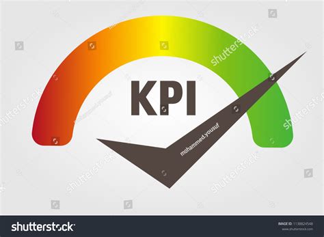 Key Performance Indicator Kpi Background Vector Image