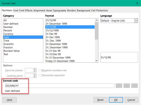 How To Format The Date English Ask LibreOffice