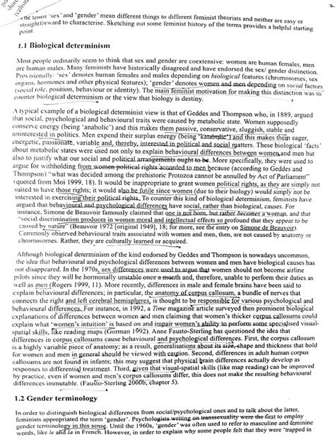 Sex And Gender Pdf