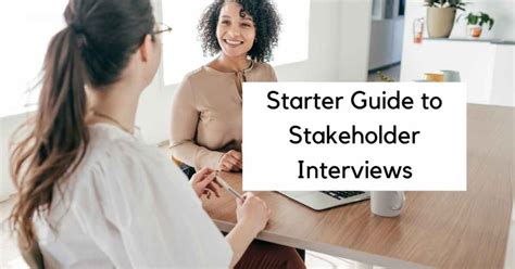 Starter Guide To Stakeholder Interviews Grounded Insights