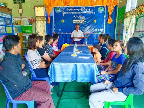 လိပ်သိုမြို့ လူထုအခြေပြုဗဟိုဌာန၌ စာဖတ်ရှိန်မြှင့်တင်ရေး Book Club အဖ