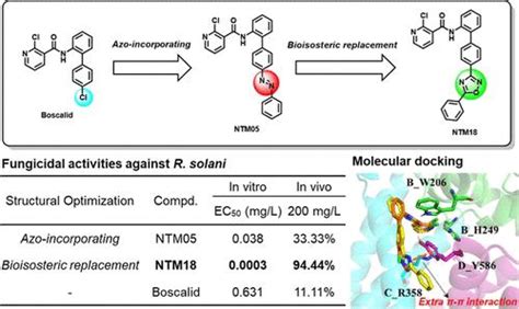 通过偶氮掺入和生物等排置换的两步策略发现新型烟酰胺衍生物 Journal Of Agricultural And Food Chemistry X Mol
