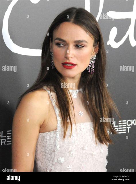 Beverly Hills Ca September 14 Actress Keira Knightley Attends Los