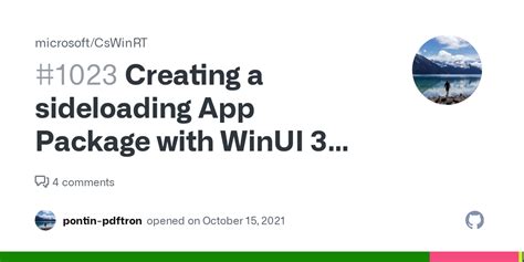 Creating A Sideloading App Package With WinUI For ARM Fails Issue Microsoft