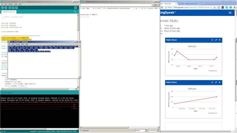 Esp8266 Upload Serial Data To Thingspeak Youtube