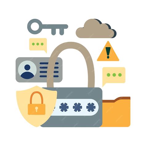 Premium Vector Cybersecurity Illustration
