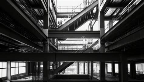 Striking Photography Of A Building Under Construction At An Industrial