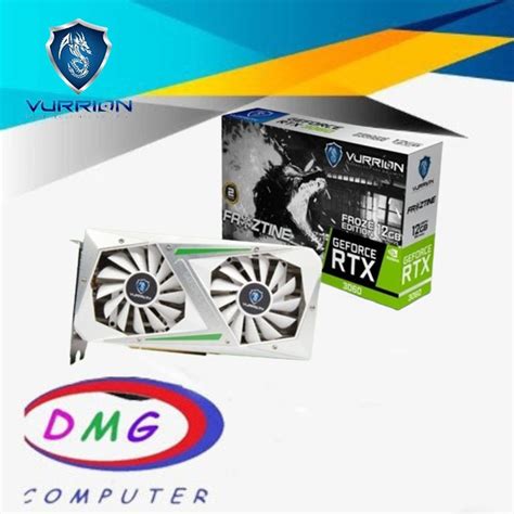 Jual VGA CARD VGA NVIDIA VURRION RTX 3060 12GB GDDR6 192 BIT FROZETINE Shopee Indonesia