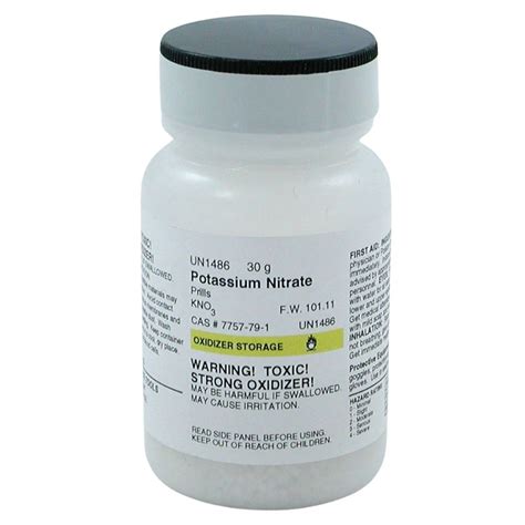 Potassium Nitrate Potassium Nitrate 30 G Home Science Tools