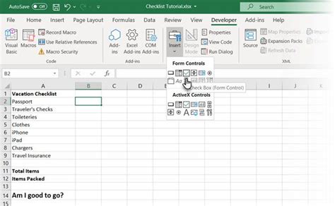So Erstellen Sie Eine Checkliste In Microsoft Excel