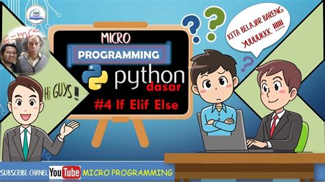 Python Dasar 4 If Elif Else Youtube