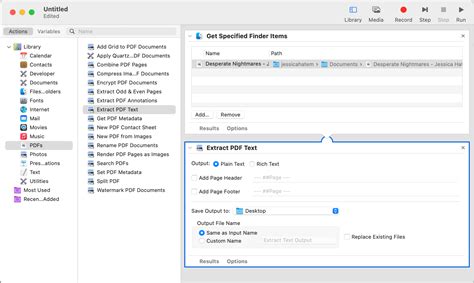 How To Use Automator Mac To Edit A Pdf Plannerjas