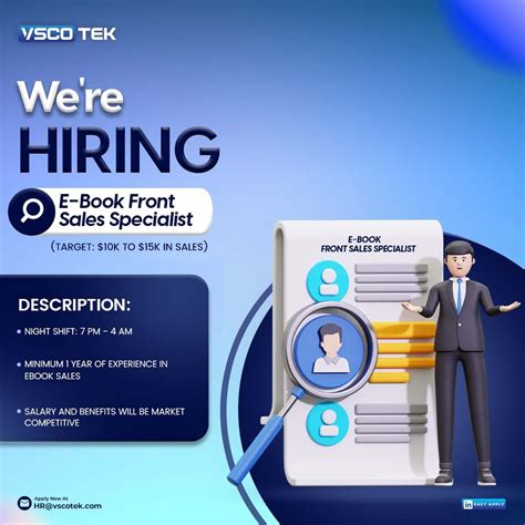 Vsco Tek Pvt Ltd On Linkedin Vscotek Nowhiring Salesjobs Ebooksales Ecommercesales