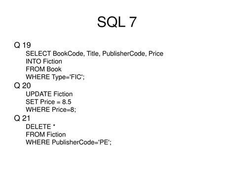 Ppt Sql Practice Henry Books Case Powerpoint Presentation Free