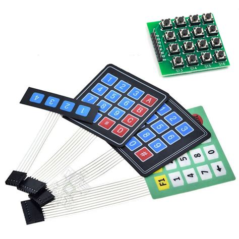 Englab★ Arduino Keypad 1×6 3×4 4×4 4×5 Matrix Keyboard Expansion