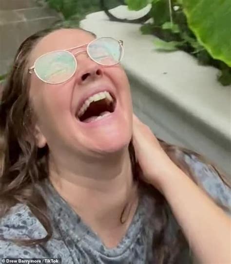 Drew Barrymore Delights Fans By Gleefully Dancing In The Rain In Viral
