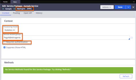 setting up integration to store data into pega using realtime rest json