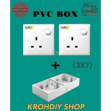 Pvc Socket Switch Base Nut Box Surface Type Switch Box Casing