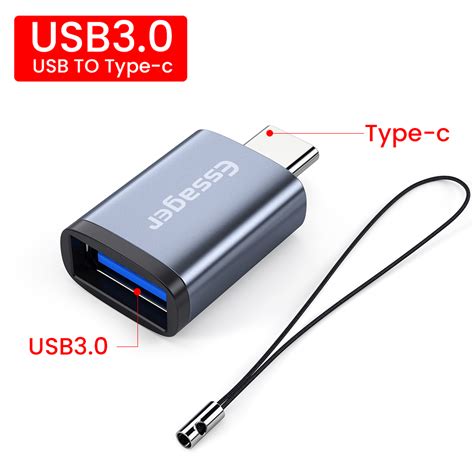 Essager USB Type C OTG Adapter Type C USB C Male To USB Female Converter For Macbook Xiaomi
