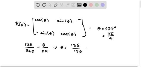 Solved Point Find The Matrix A Of The Linear Transformation T From R2