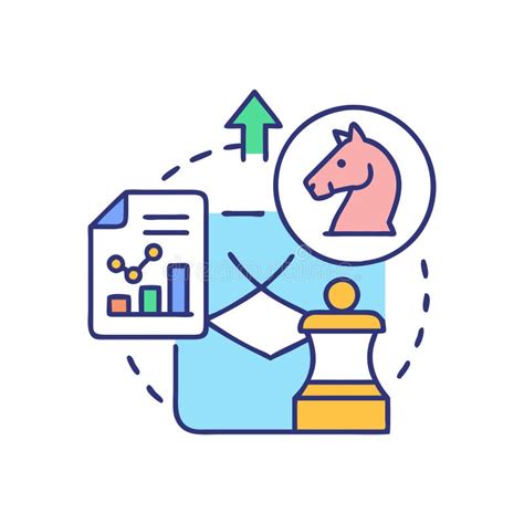 Icon For Overview Of Product Strategy Development Stock Vector