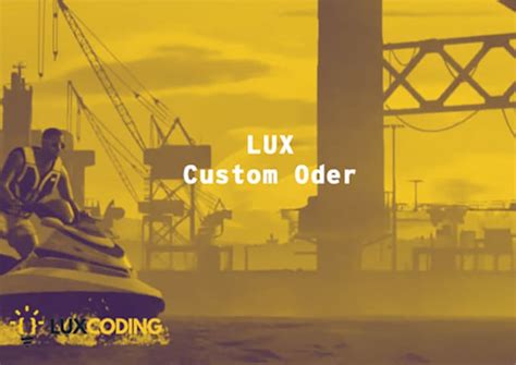 custom fivem scripts for you with nativeui or nui based by luxcoding