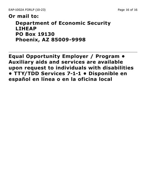 Form Eap 1002a Lp Download Fillable Pdf Or Fill Online Liheap