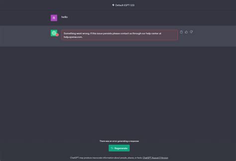 something went wrong error r chatgpt
