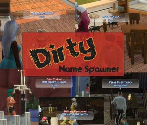 Dirty Names Spawner NSFW English Only Ver Other LoversLab