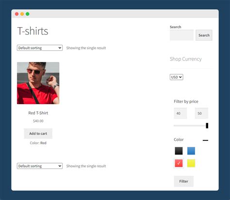 how to add a price filter to woocommerce step by step