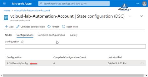 Configure A Azure VM With Desired State Configuration In Automation