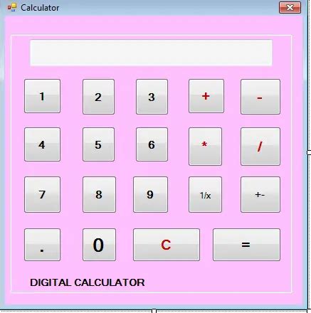 How To Make A Calculator In The Visual Basic Programming Language