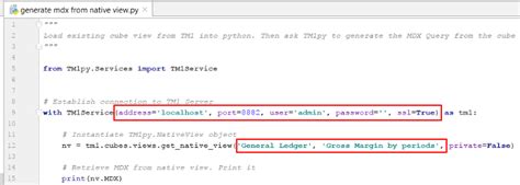 Generate Mdx Queries From Cubeview