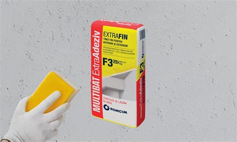 Extrafin Tinci Mortar Finisaj Interior Exterior Romcim