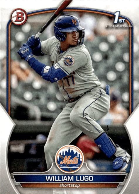 Mlb Future Watch William Lugo Baseball Cards New York Mets