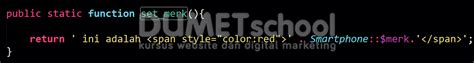 Cara Penggunaan Static Property Dan Static Method Pada Object Oriented Programming PHP