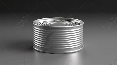 플라스틱 뚜껑이 있는 브러시 처리된 알루미늄 금속 캔의 3d 렌더링 포장 모형 배경 알류미늄 배경 포장 상자 배경 이미지 Hd 포장 모형 알류미늄 포장 상자 배경