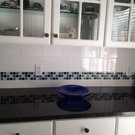 Kitchen Backsplash With Border Things In The Kitchen