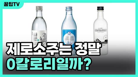 제로소주 마시면 살이 진짜로 빠질까요 Youtube
