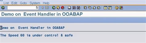 Oo Abap Events Sapcodes