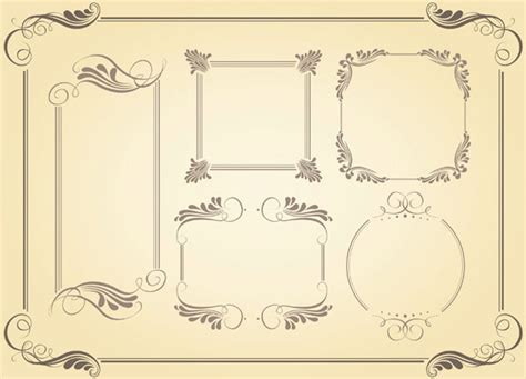 Classic Frame Vector Free Vector Download 16559 Free Vector For