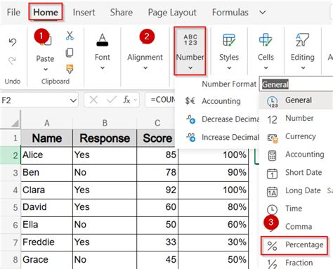 How To Use Countif Function To Calculate Percentage In Excel Excel