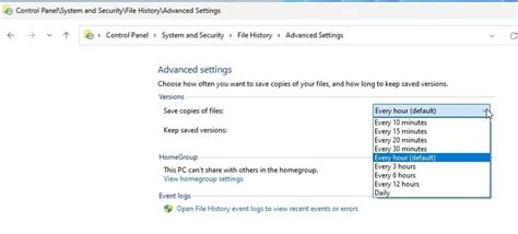 How To Enable File History In Windows And Customize Backup