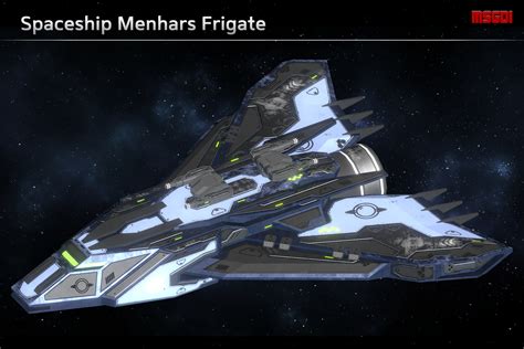 Spaceship Frigate Concept Art