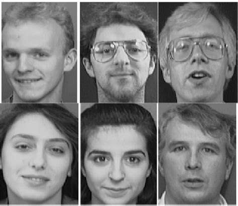 Sample Images From Orl Database By Running The Experiments With Download Scientific Diagram