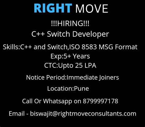 Hiringnow Cplusplus Switch Developer Biswajit Dutta