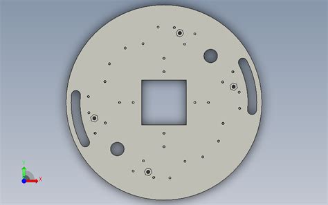 激光切割方孔滑动可变光阑 STEP 模型图纸下载 懒石网